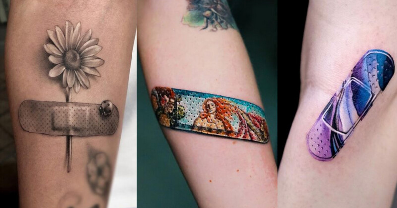 70 Badass Band-Aid Tattoos