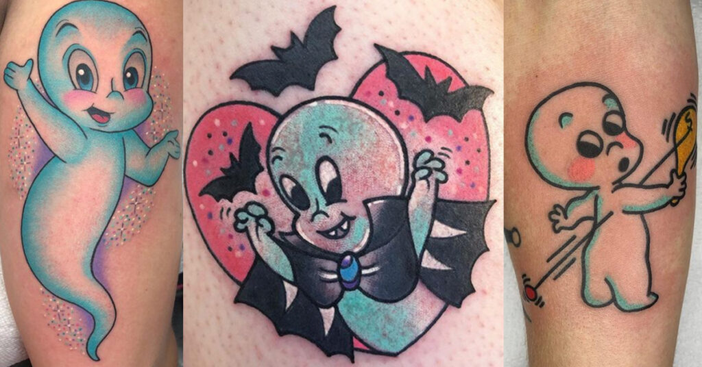 Casper the Friendly Ghost Tattoos