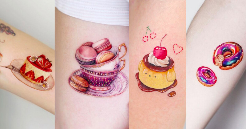 75 Delicious Dessert Tattoos