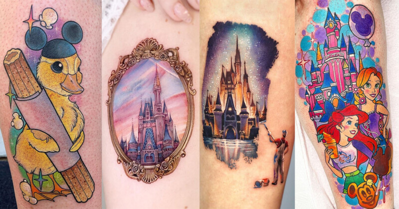 75 Magical Disneyland and Disney World Tattoos