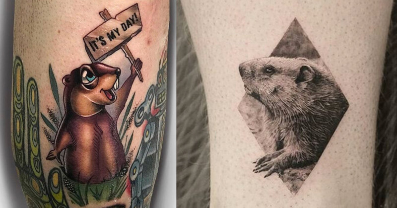 15 Great Groundhog Tattoos