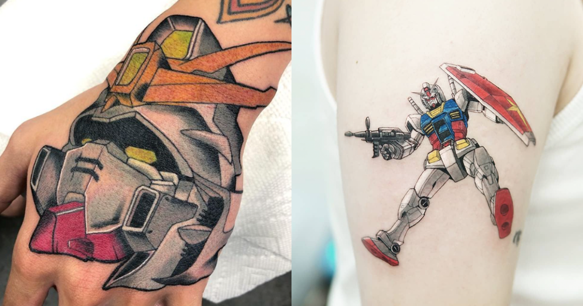Get Ready To Suit Up With These Gundam Tattoos
