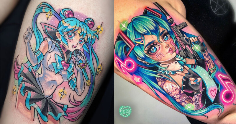 Iconic Hatsune Miku Tattoos