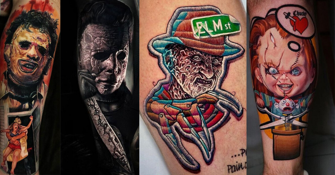 100 Terrifying Tattoos of Horror Movie Villains