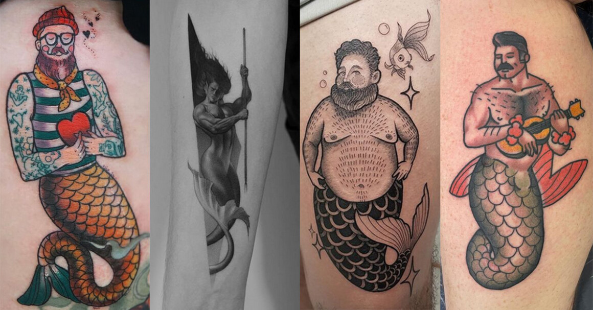 75 Magical Mermen Tattoos