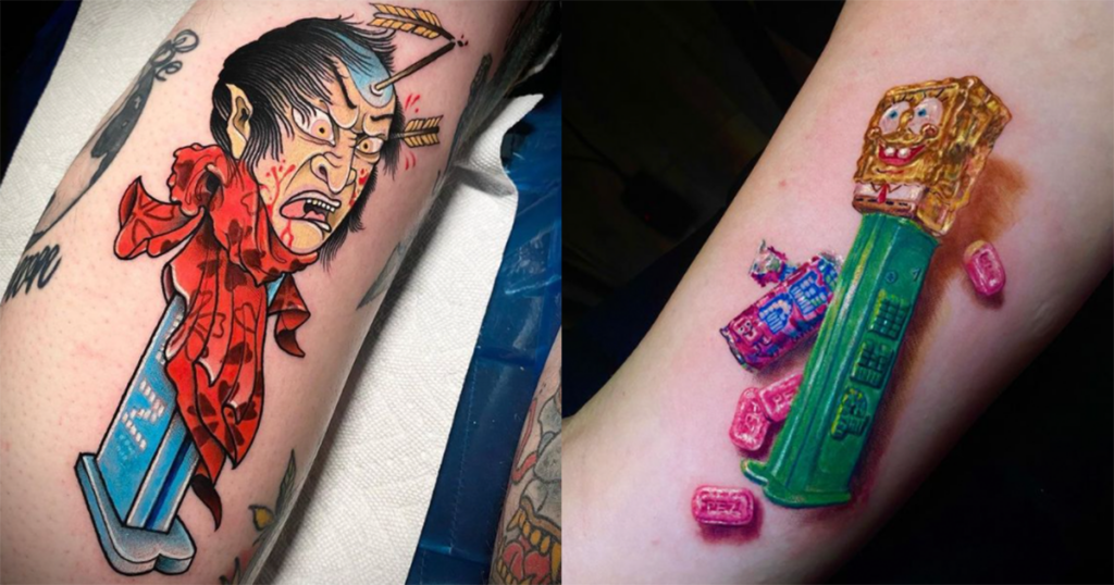 Pez Dispenser Tattoos