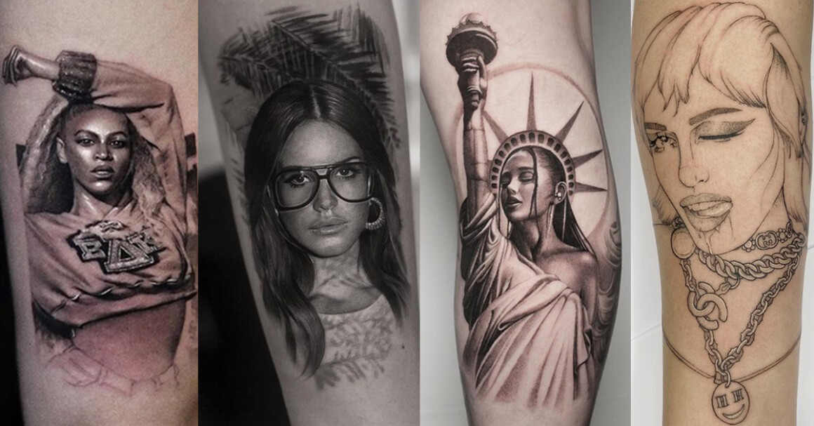 110 Legendary Tattoos of Pop Divas