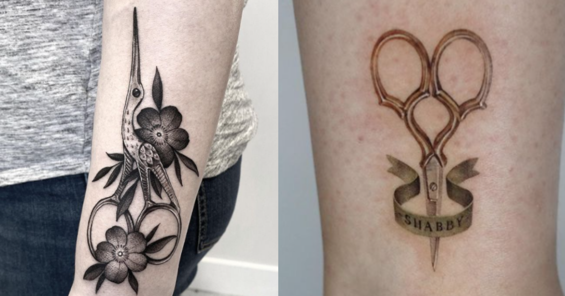 Stunning Scissors Tattoos That Are Shear Genius