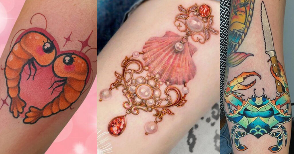 105 Sea-sational Shellfish Tattoos