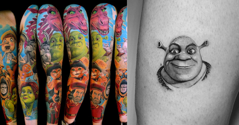 30 Remarkable Shrek Tattoos