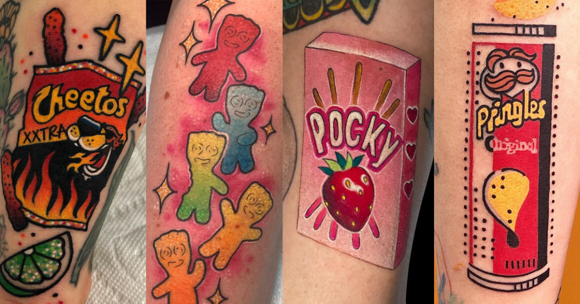 Scrumptious Snack Tattoos